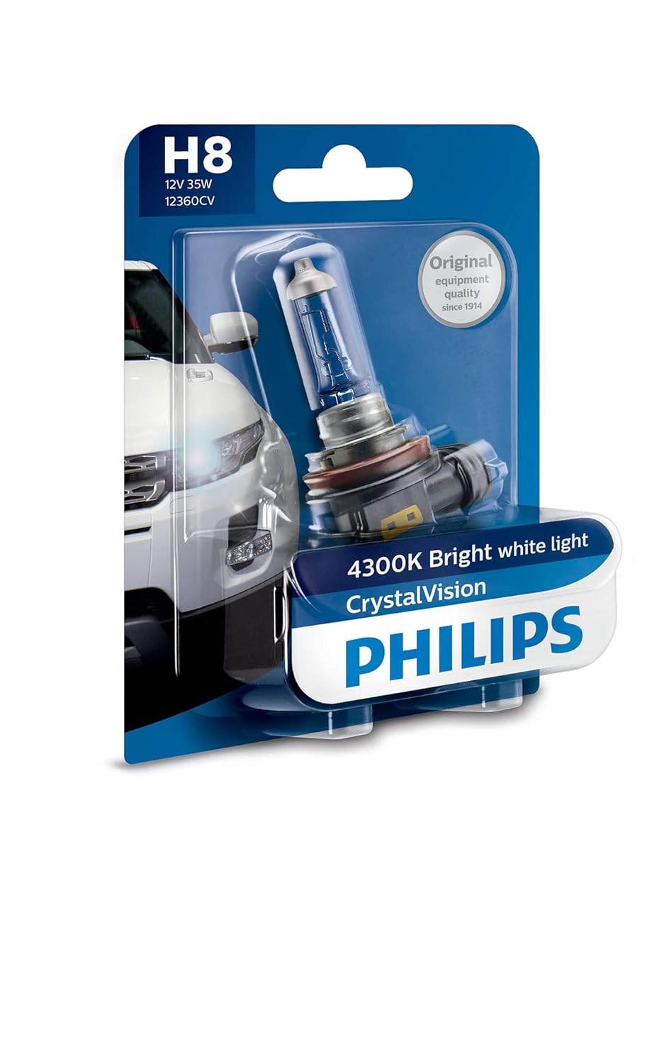 Philips H8 12V Halogen Light For Car, Headlight bulb , Pack of 1 – VTL ...
