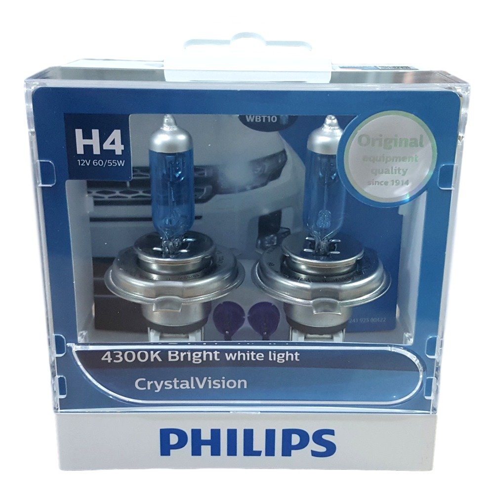 Philips H4 12V P43T Base Halogen Headlight bulb for car – VTL WORLD